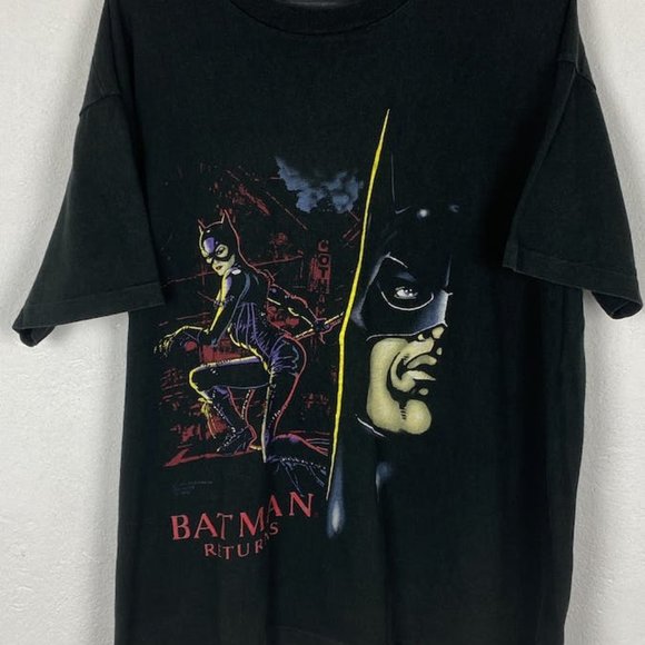 Gildan | Shirts | 9s Vintage 992 Batman Returns Dc Comics Licensed ...